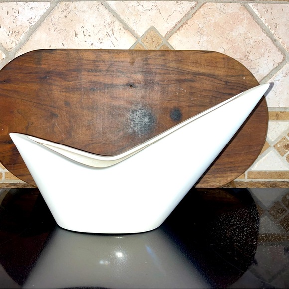 Accents | Midmodern Century Cream Ceramic Pot | Poshmark